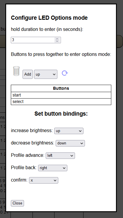 It should open a popup like this: